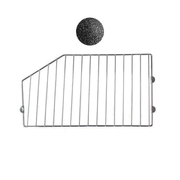 Wire Basket Divider - Hammertone | Mills Shelving
