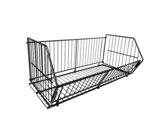Folding Wire Basket - Durable & Efficient | Mills Shelving