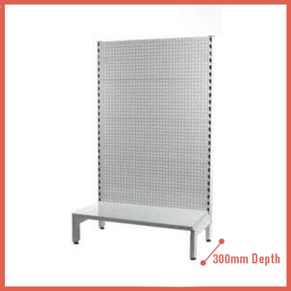 Single Sided Gondola Shelving & Components